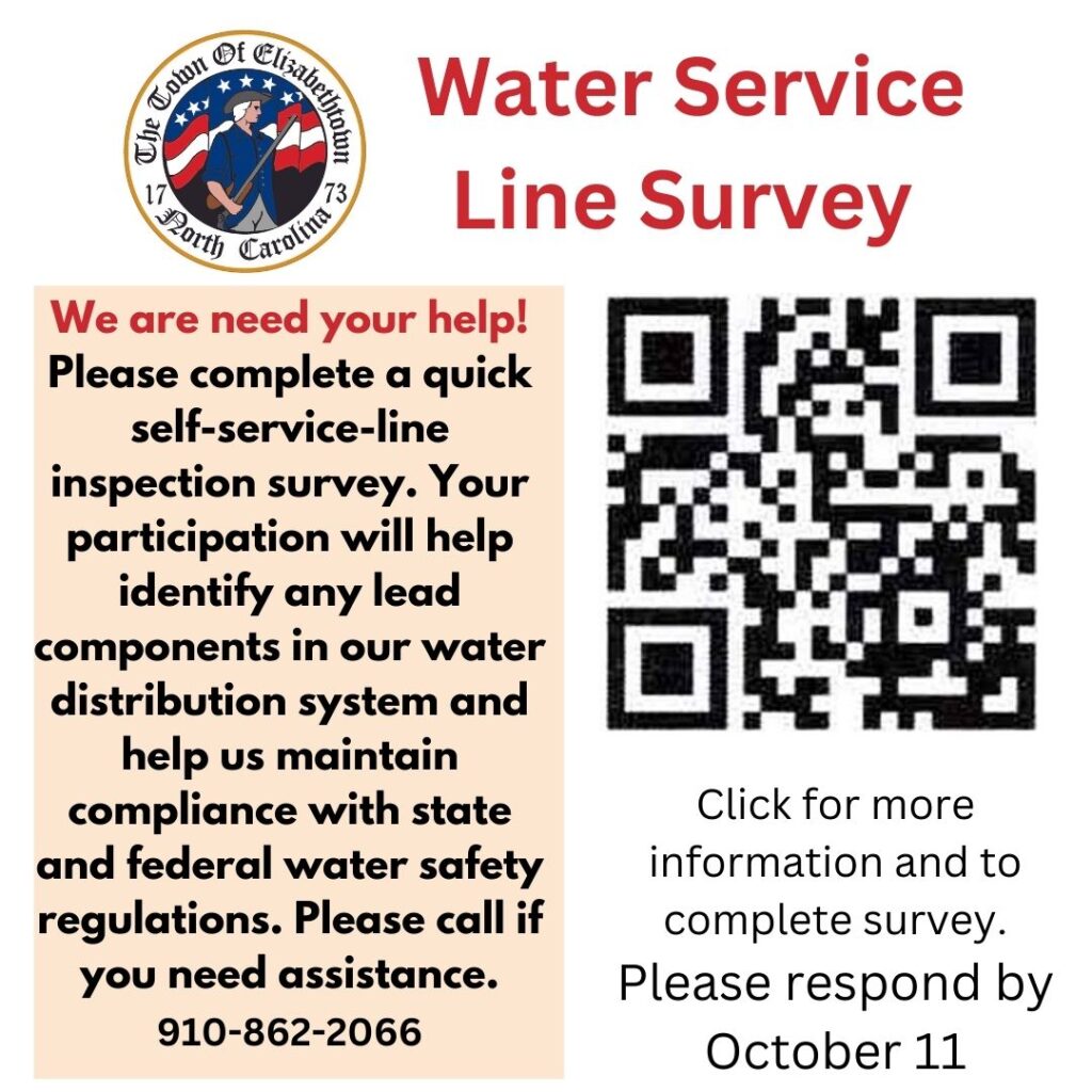 Water Service Line Survey - Town of Elizabethtown